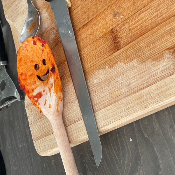 Funny Wooden Spoons With Faces - Handmade Wooden Spoon With Engraved ...
