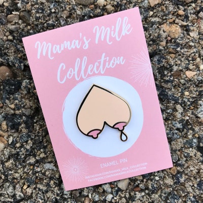 Lactivist Glitter Hard Enamel Pin - Etsy UK