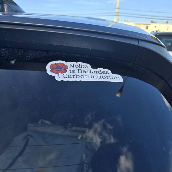 Elder Emo Bleeding Heart Vinyl Car Decal - Etsy