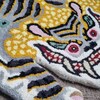Hand Tufted Tiger Shape Head Rug for Wall Hanging, Placemat Perfect ...