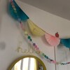 Welcome Home Rainbow Felt Bunting and Optional Matching Heart Garlands ...