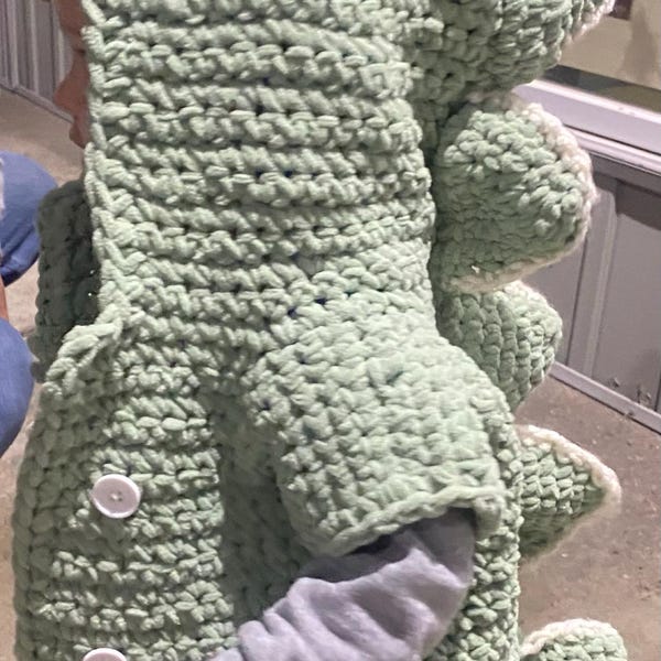 ADULT Dinosaur Vest Crochet Pattern | 2 Sizes: (xs-m) and (l-xxl ...