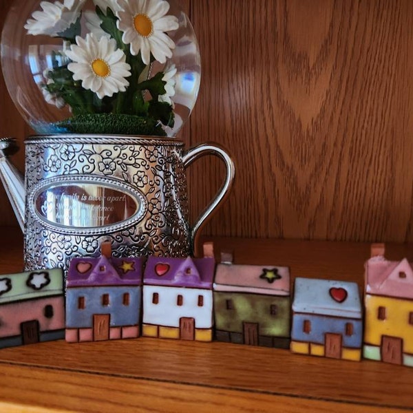 Tiny Ceramic House , Miniature House, British Houses, Cute Pottery ...