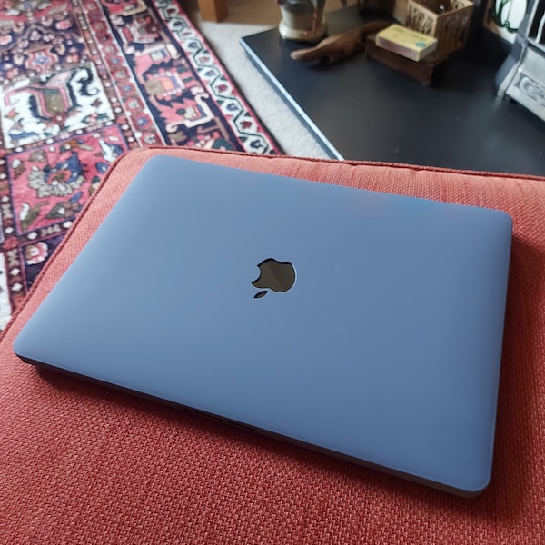 Stone Blue Shell Hard Case Cover for MacBook Air 13 MacBook Pro 13 14 ...