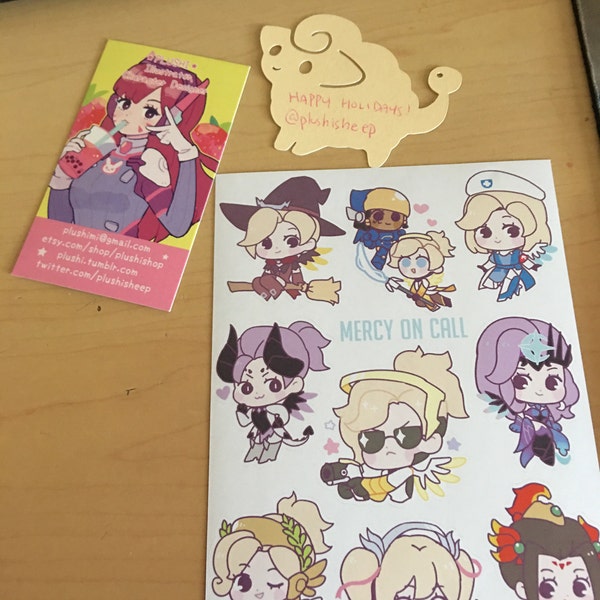 Mercy Love Sticker Sheet - Etsy