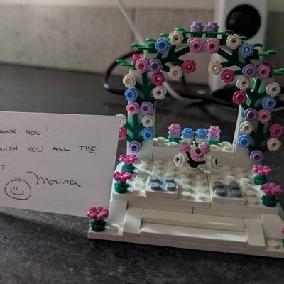 Rosary Made With Lego Bricks Blue and Lime Green Boy First Communion ...