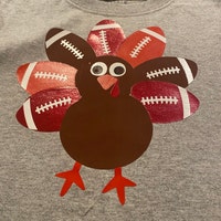 Thanksgiving Football Turkey Instant Digital Download Svg, Png, Dxf ...