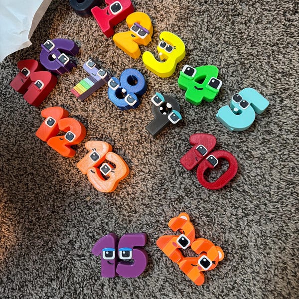 Wonderland Numbers 0-25 Numbers Fan Art - Etsy