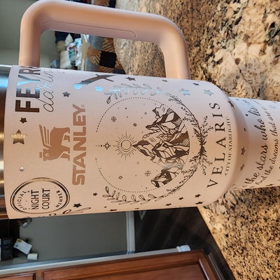 40 Oz Acotar Pattern Stanley Tumbler Cup - Etsy