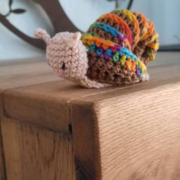 Little SNAIL Goes Back Into His Shell Crochet PATTERN - Etsy