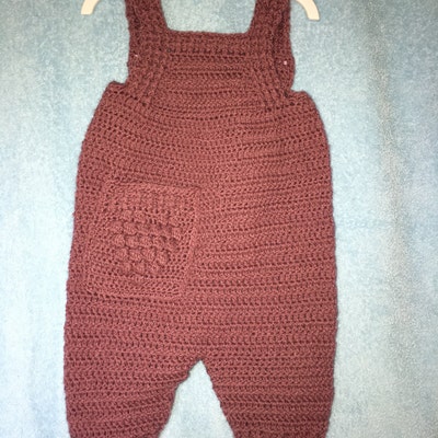 Crochet Pattern Baby Overalls Newborn to 24 Months - Etsy