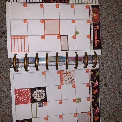 NOVEMBER Happy Planner, November Monthly Kit, Mambi November, November ...