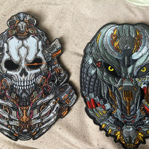 PATCHLAB Cyberpunk #8 Mecha Cat PVC Morale Patches Hook and Loop ...