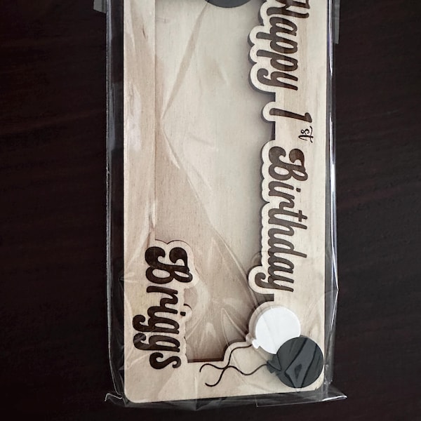 Happy Birthday Money Card, Personalized Money Holder, Kids Birthday ...