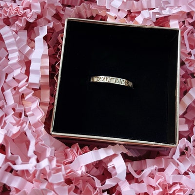 14k Real Solid Gold Diamond X Ring, Criss Cross Ring, Cross Thumb Ring ...