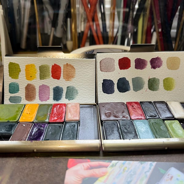 Hydrangea | Handmade Watercolor | Half Pan | Quarter Pan - Etsy