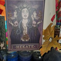 SKADI A4 Art Print Norse Pagan Jötunn Wild Woman Jötunheim Scandinavian ...