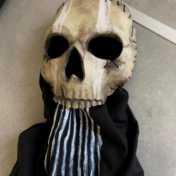 Blackcell Ghost Mask | Cosplay / Airsoft | Resin Hand-painted | Custom ...