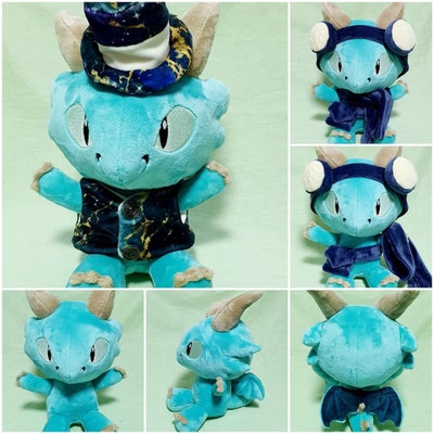 Chibi Steampunk Dragon Plush Sewing Pattern .pdf Tutorial - Etsy