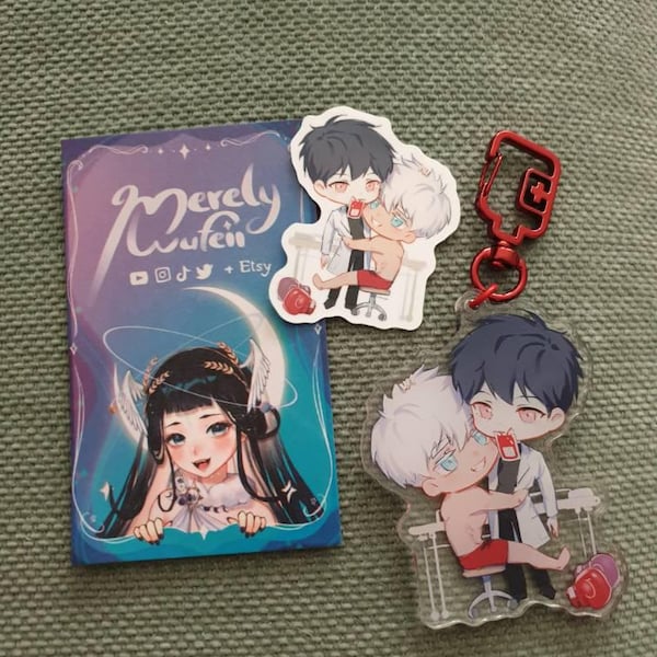 Link Click Keychain Charm, Sticker, Lu Guang and Cheng Xiaoshi Merch ...
