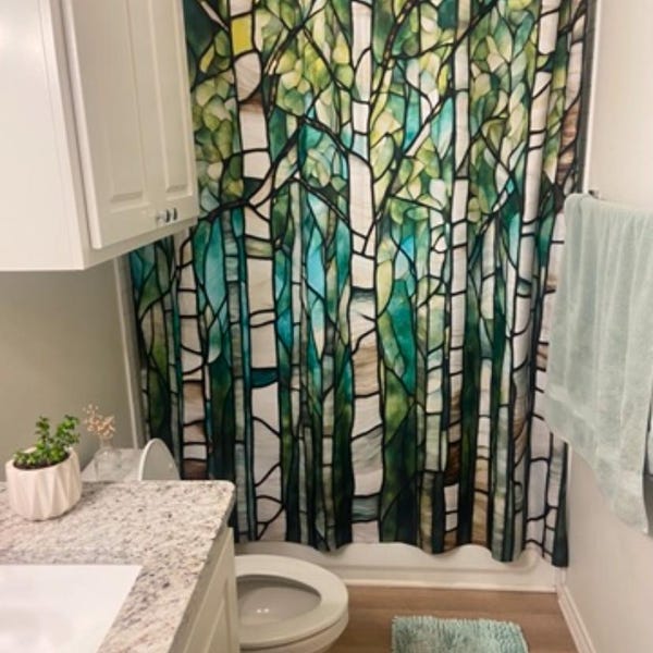 Green Ferns Square Pillow Forestcore Decor Nature Lover Cottagecore ...