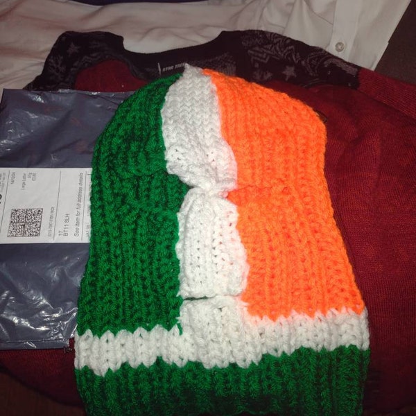 DJ Provaí Balaclava: Tri-color Knit Face Mask - Etsy