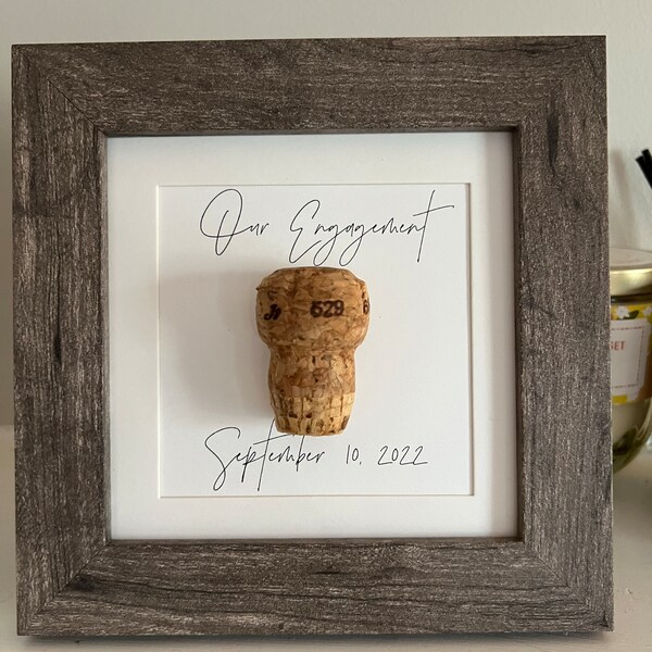 Personalized Cork Keepsake With Your Name, Title, and Specific Date ...