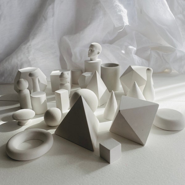 Learn to Draw, Hand With Cube, Drawing Cast, Plaster Cast for Drawing ...