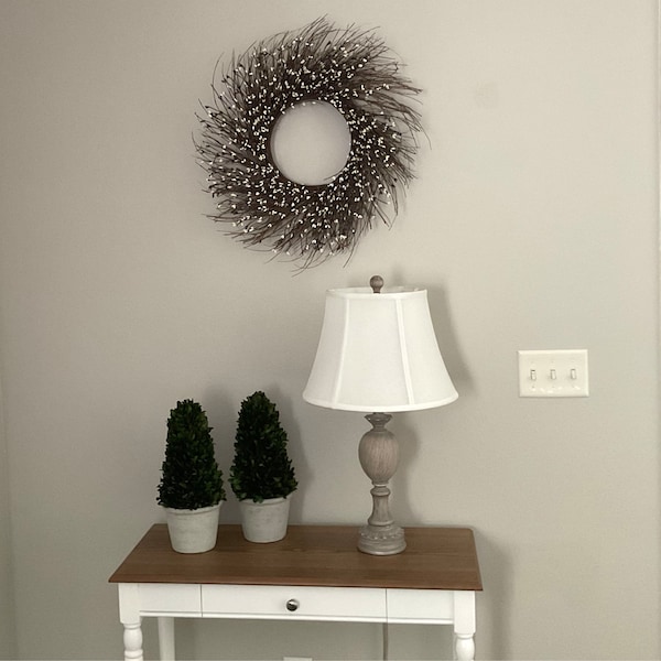 Snowflake Galvanized Metal Bucket Whitewashed 7 Diameter X 5.5 Height ...