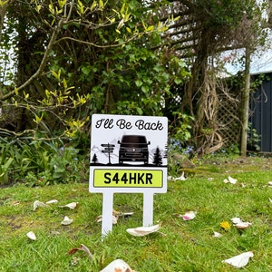 Campervan Campsite Pitch Reserved Sign Personalised Camper Van Sign ...