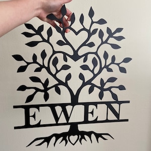 Metal Welcome Sign for Front Porch, Metal Wall Art Tree, Sign for Home ...