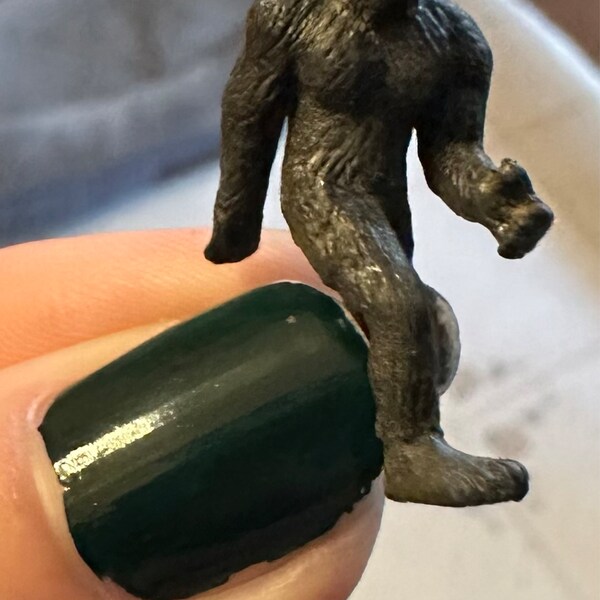 Micro Miniature Bigfoot, Tiny Sasquatch, Fairy Garden Accessory, Micro ...