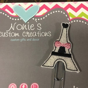 Eiffel Tower Paper Clip Eiffel Tower Paperclip Planner Accessories ...