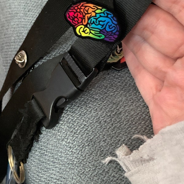 Rainbow Brain PIN Autistic Neurodiversity - Etsy
