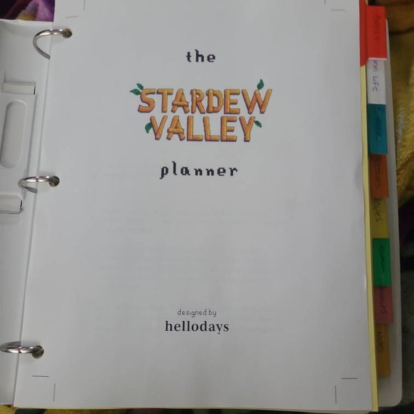 320+ PAGES - Updated to 1.6! Stardew Valley Planner / Game Guide PDF ...