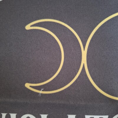 No Soliciting Garden Flag, Witchy Pagan Design, Full Moon Yard Decor ...