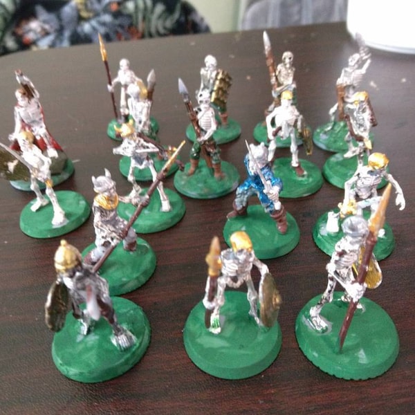 Skeleton Army Squad for Dnd Dungeons and Dragons, Undead Army, 28mm ...