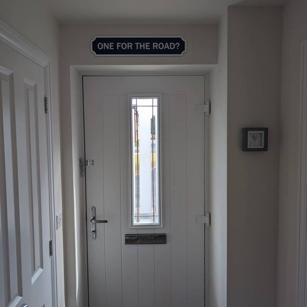 One for the Road? Vintage Style Street Sign Bar | Indoor\outdoor Sign ...