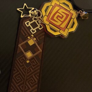Kazuha Vision Keychain Anemo Genshin Impact Venti Xiao Aether Heizou - Etsy