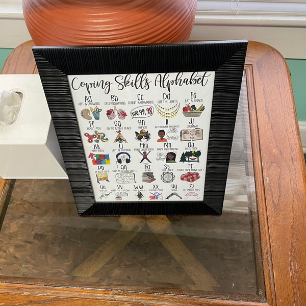 Coping Skills Alphabet Poster| Coping Skills for Kids| Elementary ...