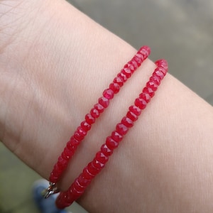 Ruby Beads Finest Quality Ruby Beads Natural Ruby Smooth - Etsy