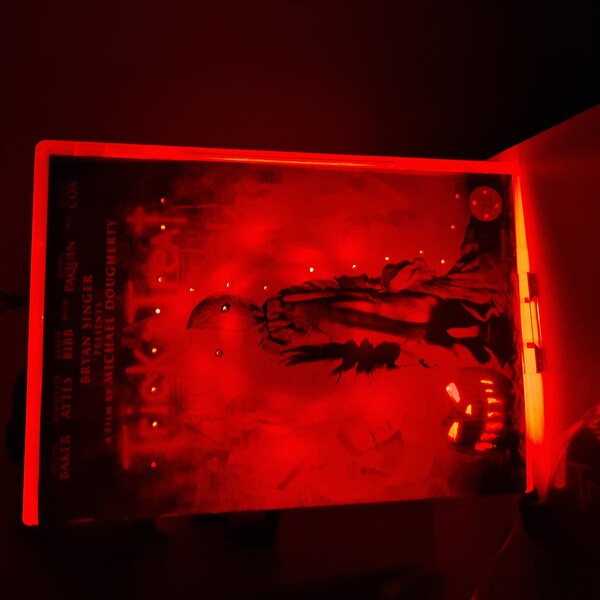 Upcycled DVD Case-lamp-desk Lamp-night Light-salems Lot-horror Decor ...