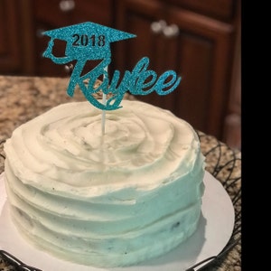 Personalized Graduation Cake Topper Personalized Cake Topper | Etsy