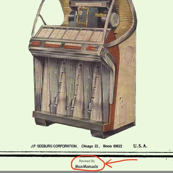 Jukebox Rowe AMI Manual High Resolution Instant Pdf. Models MM3 (music ...