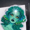 Holographic Medusa Sticker, Vinyl Sticker, Mythology, Fantasy Sticker ...