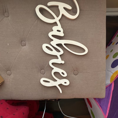 Wooden Baby Name Sign Personalized Name Sign for Nursery Decor - Etsy