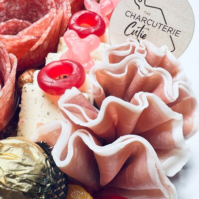 Extra Large Rustic Wooden Charcuterie Board Chic Wooden Grazing Board ...