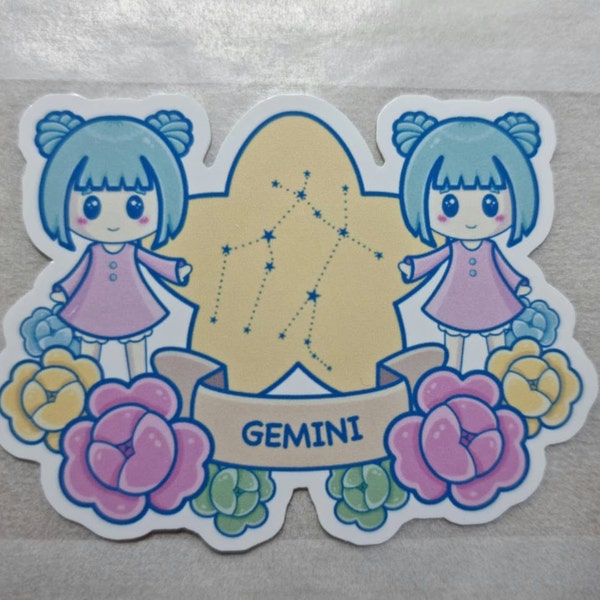 Horoscope Stickers - 3” Large Waterproof Gloss Vinyl Zodiac Stickers - Etsy