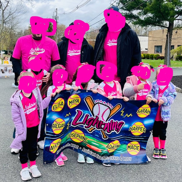 Softball Team Banner | T-ball Team Banner | Little League Team Banner ...