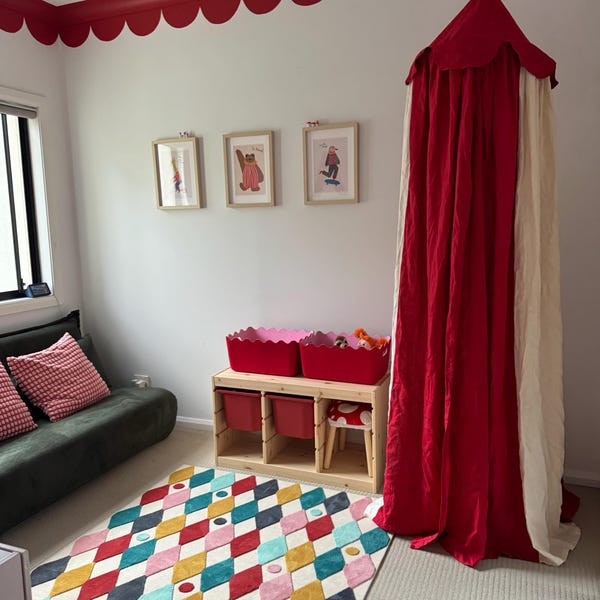 Circus Hanging Canopy, Linen Canopy, Bed Canopy, Kids Canopies, Crib ...